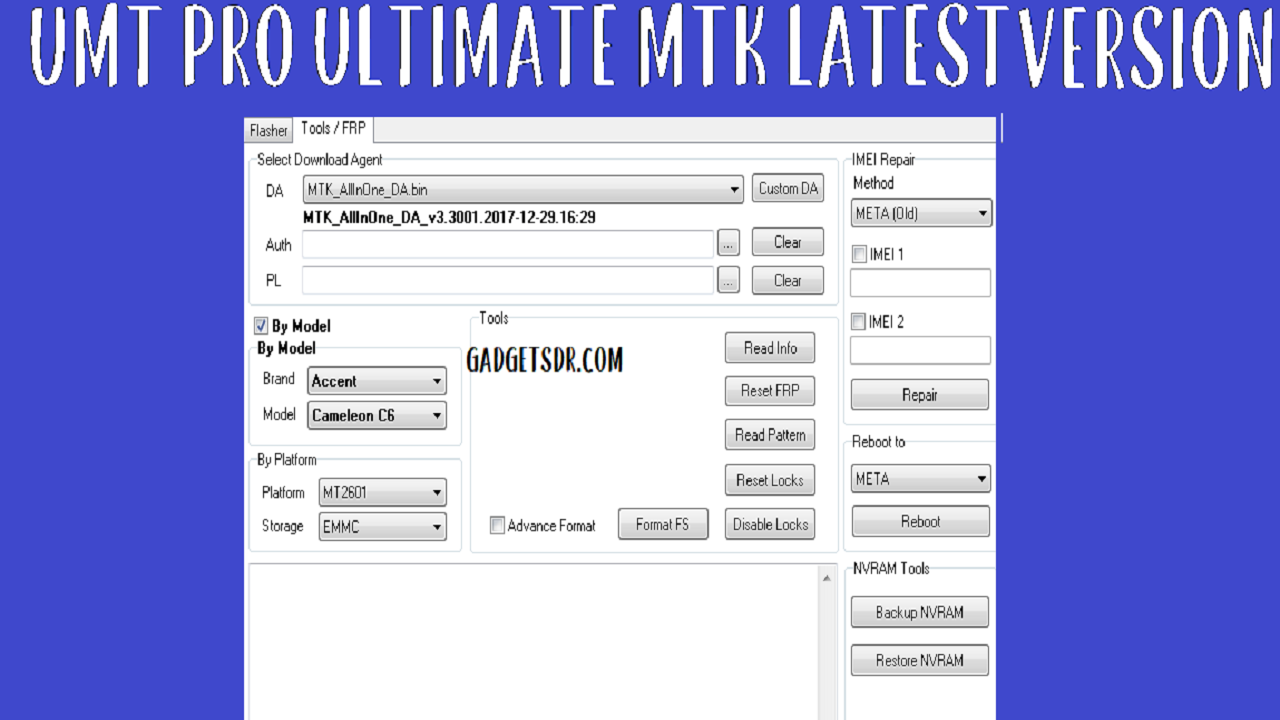 UMT Pro UltimateMTK v4.2 Latest Setup (UMT MTK Tool) Download