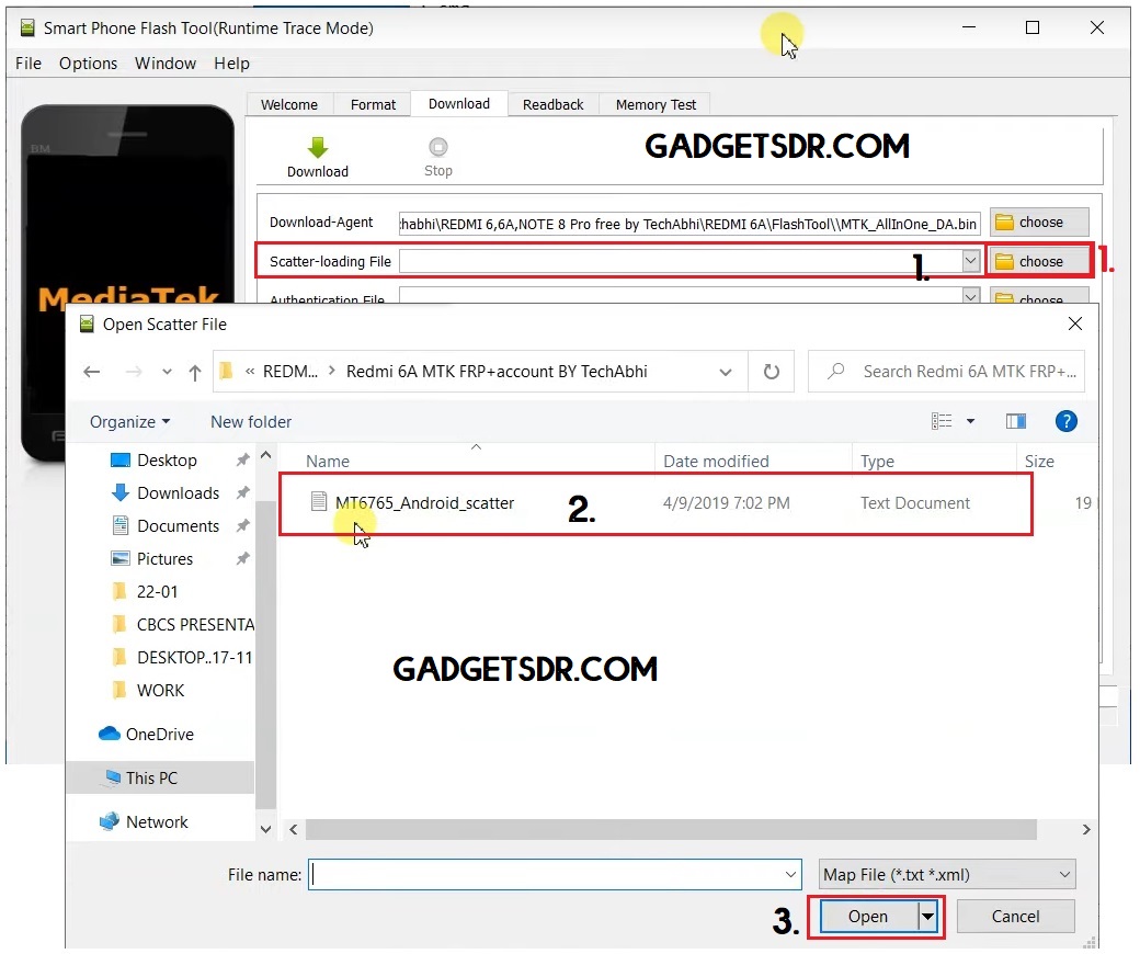 Oppo A83 Unlock File Pattern FRP Pin Remove No Auth – SP Flash Tool