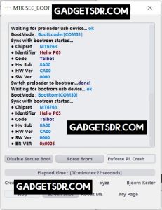 MTKSecBootDisableV1.0.0R001 - MTK Secure Boot Disable Tool - Latest
