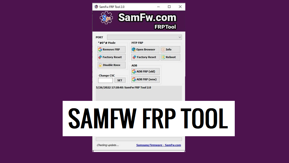 SamFw Tool (FRP) V4.9 Download Latest version for Free - GSM Doctor