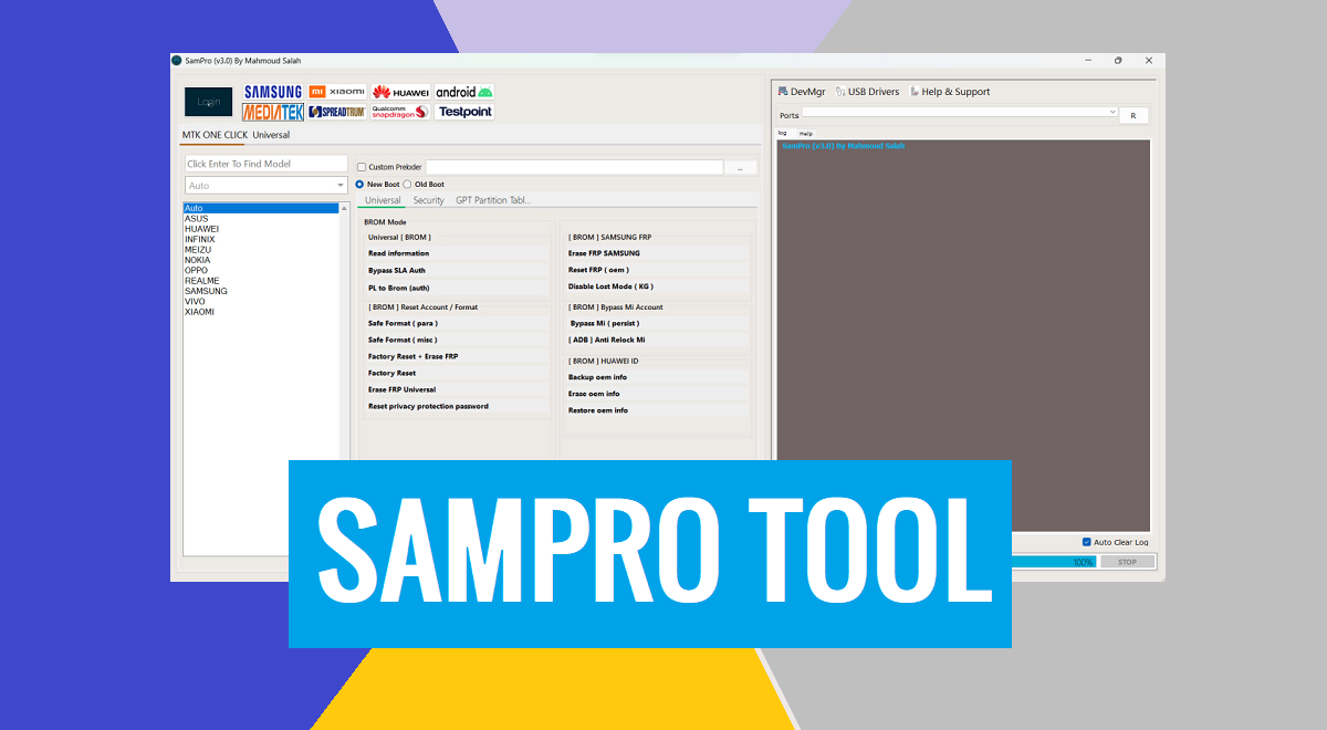 Download SamPro Tool v4.1.0.2 Free (Latest Version) - GSM Doctor